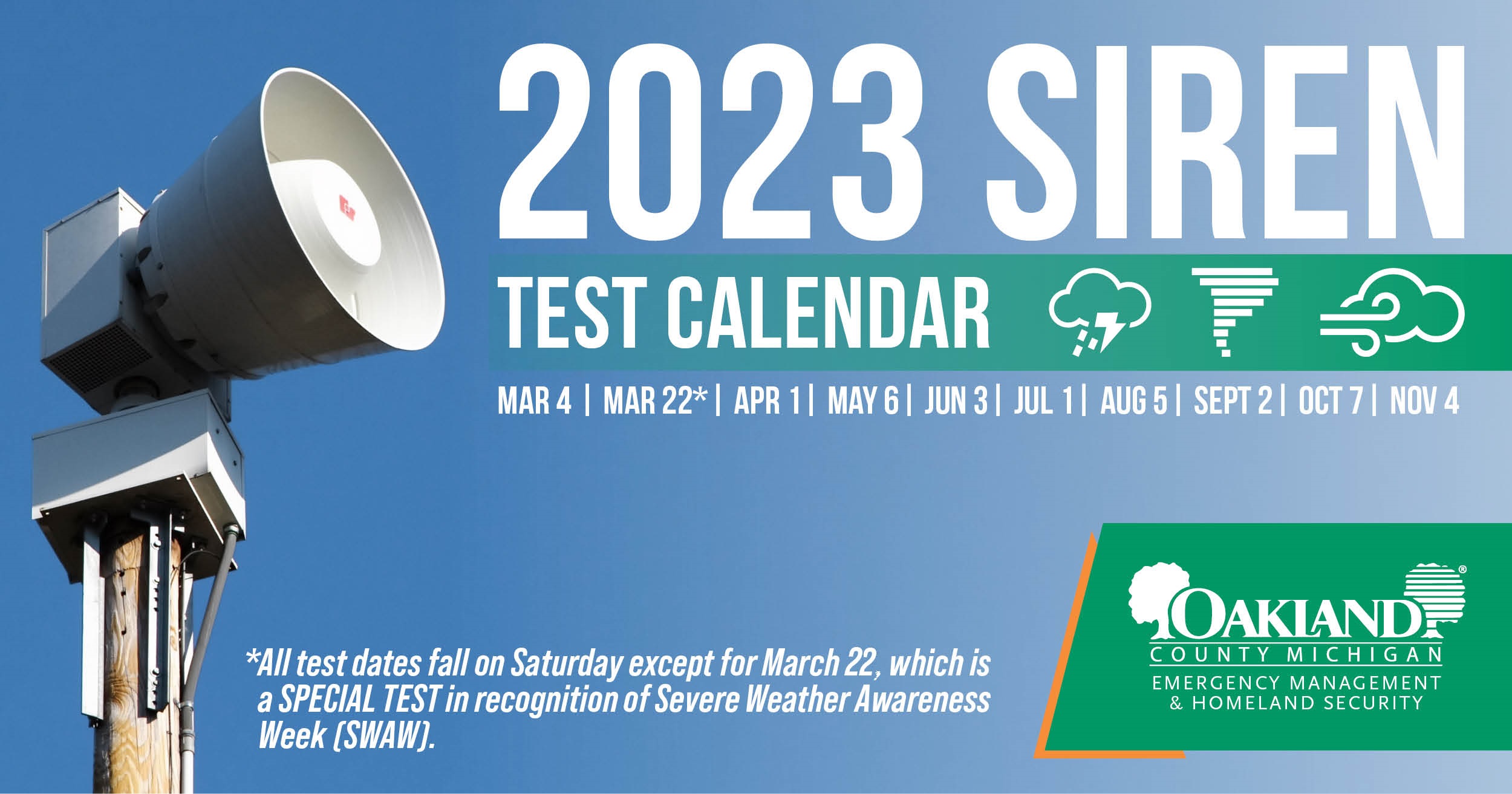 Outdoor Warning Siren System